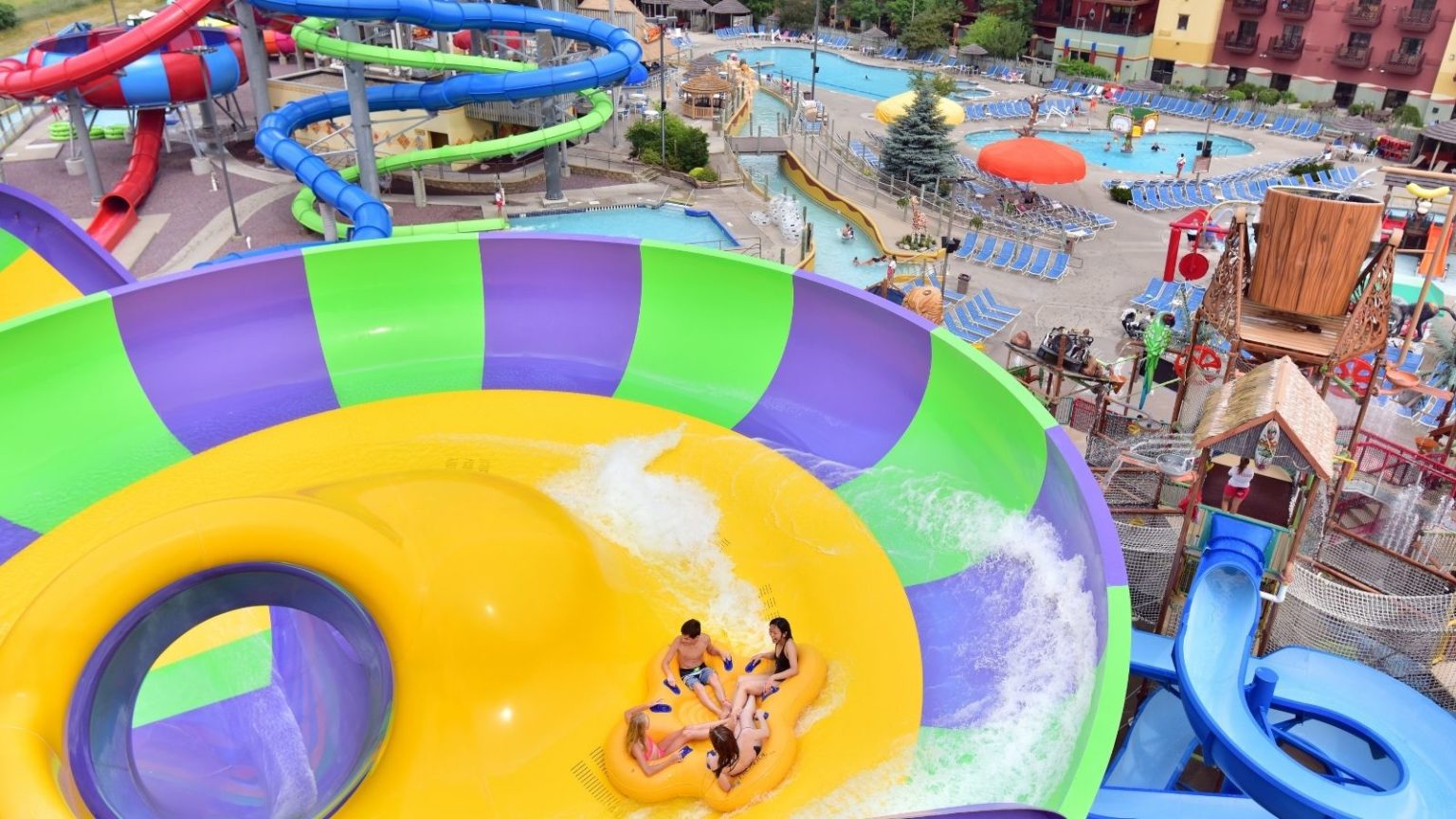 Rain or shine, the weather's fine at these indoor water park resorts ...