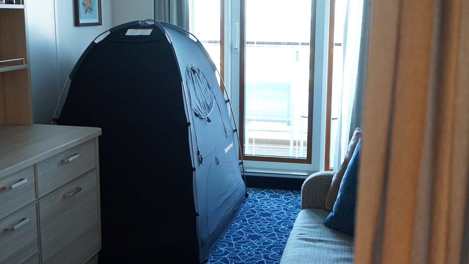 I took the SlumberPod toddler bed on a cruise, and now it's my entire ...